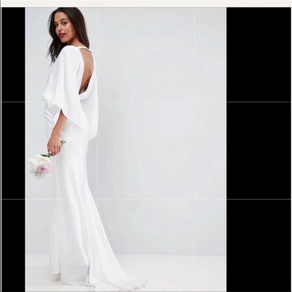 ASOS | Dresses | Asos Bridal Boho Wedding Dress | Poshmark